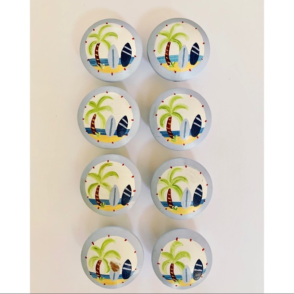 Other | Hand Painted Surf Drawer Knobs | Poshmark